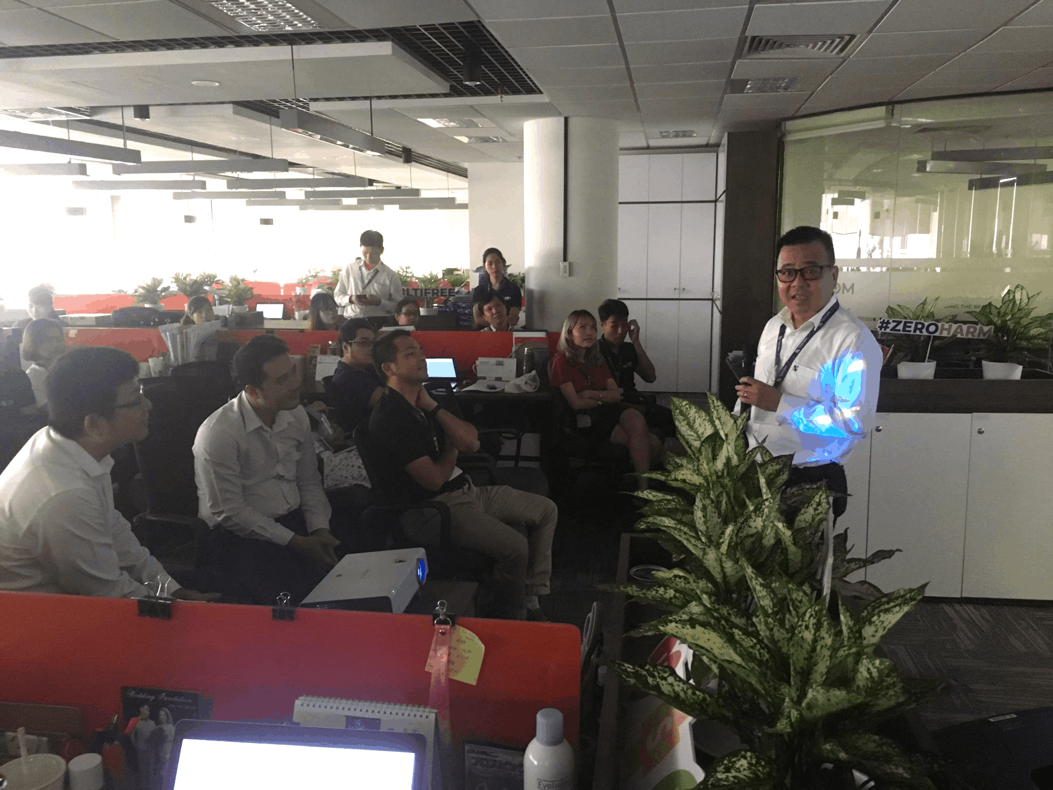 Kichoff at TEKCOM Joint Stock Company INFOASIA SAP ERP - MES - MRP - APS